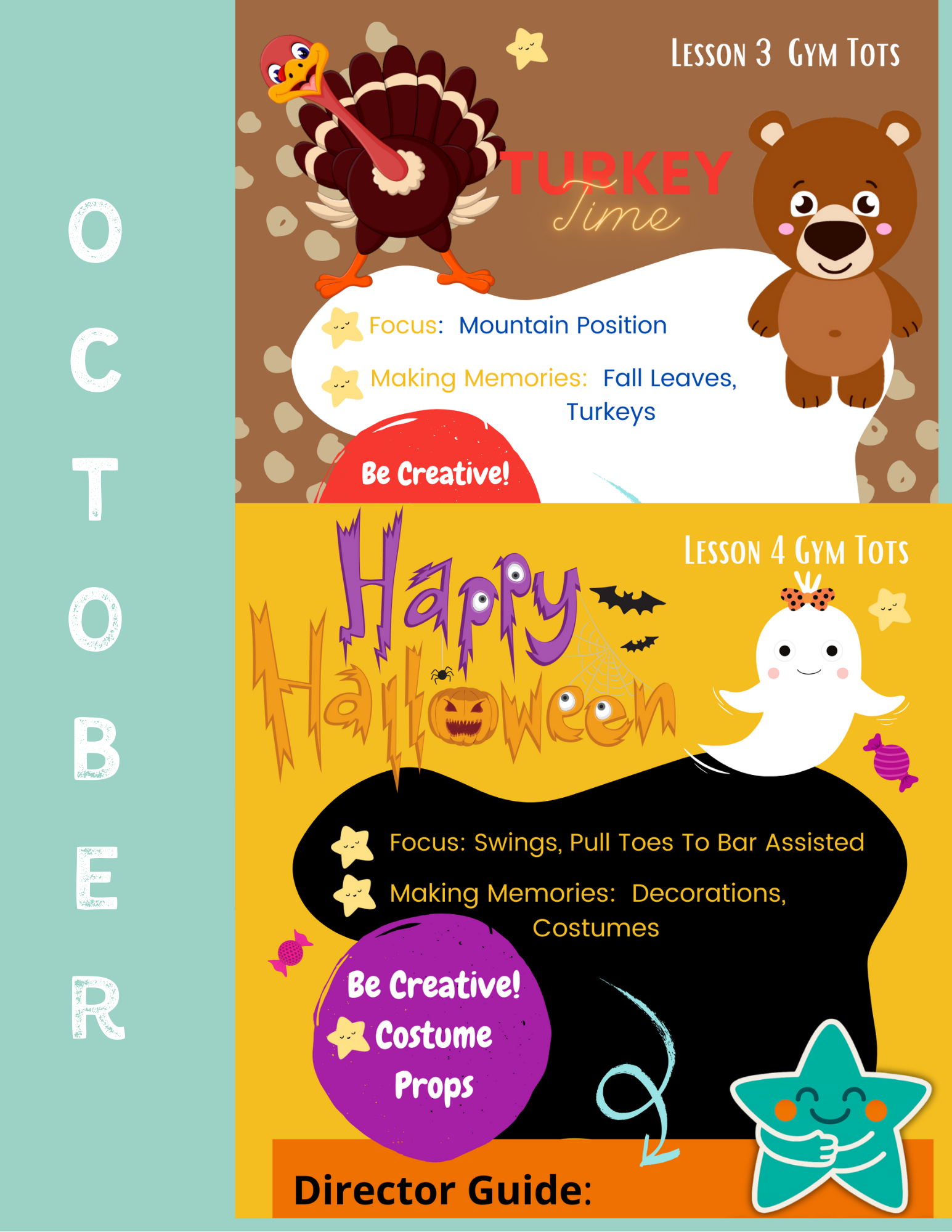 Kindergym October Lesson Plans – Gym TLC